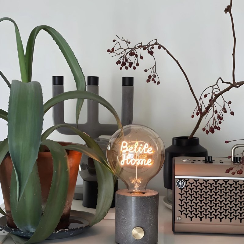 Vintage Filament Modeling Lamp - Warm LED Bulb for Home & Gifts ...