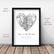 Personalized Heart Map Print - Dreamy Custom