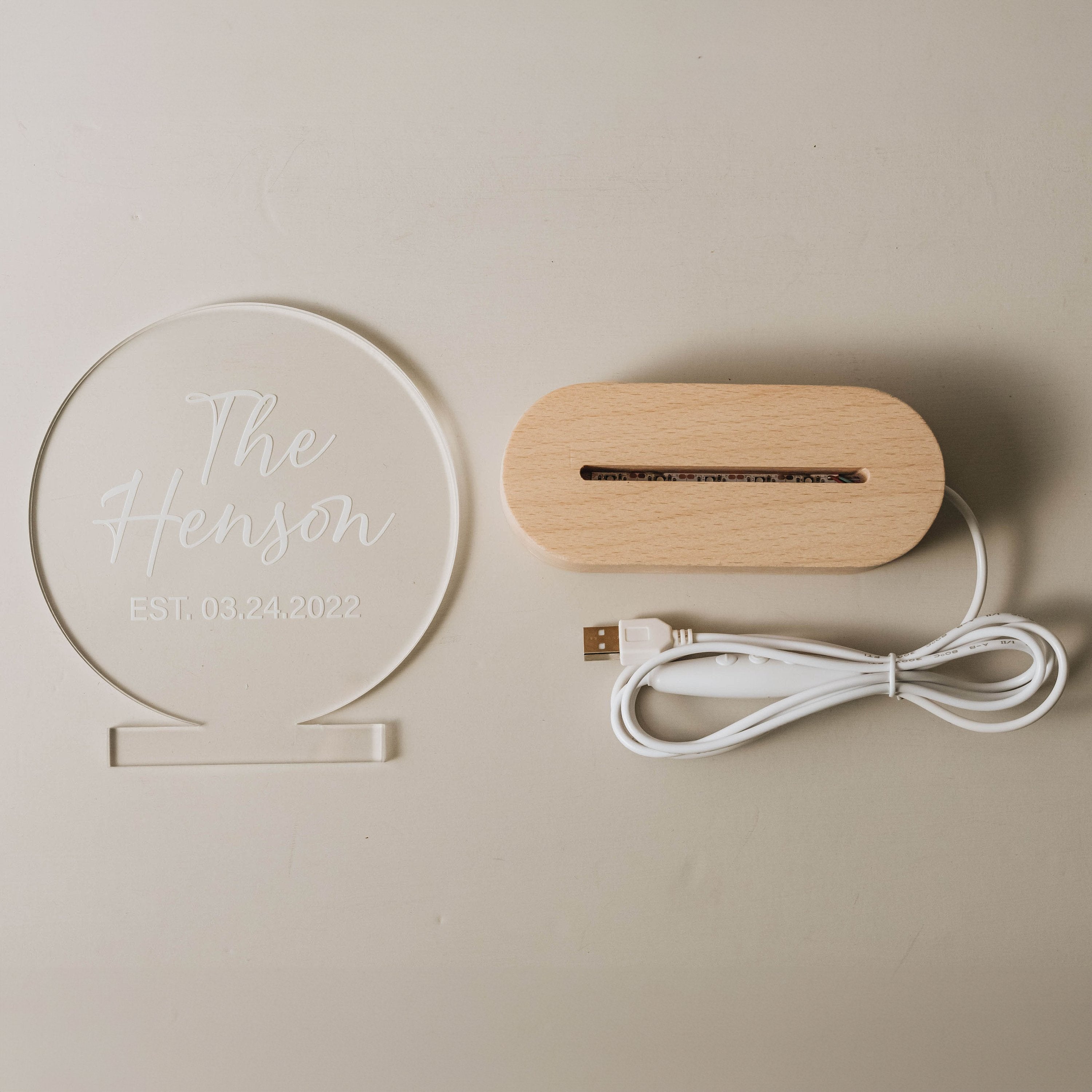 Photo or Name Custom Night Light Gifts - Dreamy Custom
